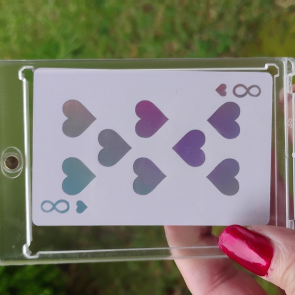 Dior | Games | Dealer Holographic Eight Of Hearts Collectors Card New ...